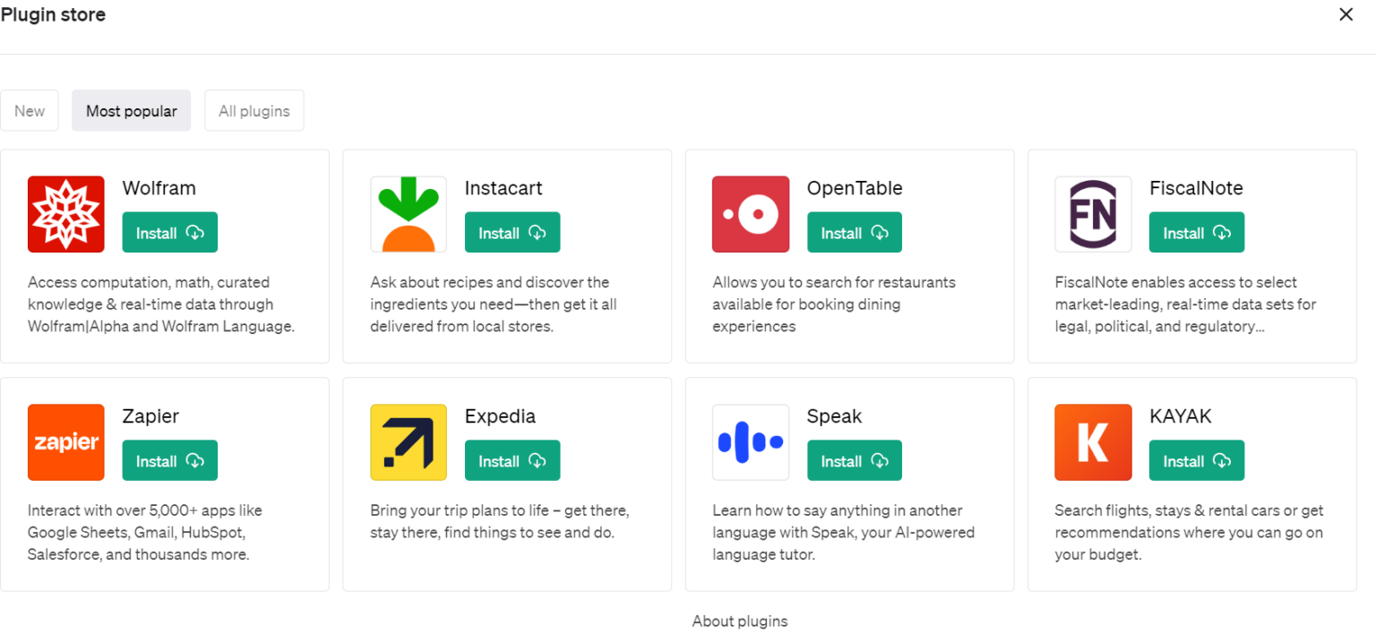 Complete List Of 400+ ChatGPT Plugins [As Of 6/11/2023] - ROIhacks.com