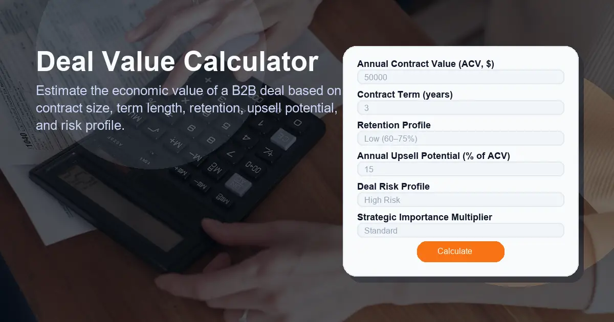 Deal Value Calculator - ROIhacks.com