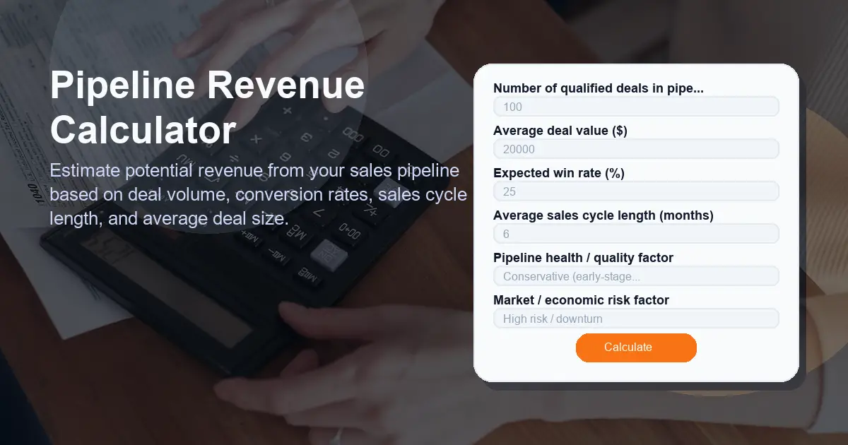 Pipeline Revenue Calculator - ROIhacks.com